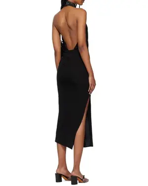 Helmut Lang Halter Neck Midi Dress