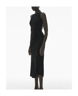 Helmut Lang Halter Neck Midi Dress