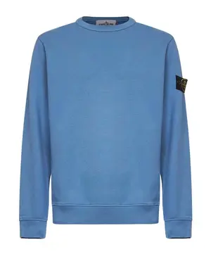 Stone Island Logo Patch Crewneck Sweatshirt