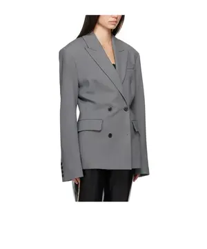 Nanushka Laane Double-breasted Tailored Blazer