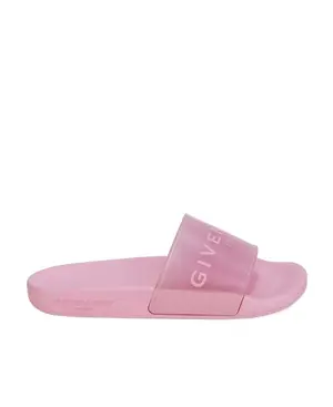 Givenchy Logo Slippers - Pink