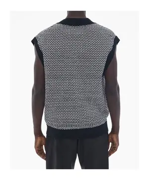 Helmut Lang V-neck Knitted Vest