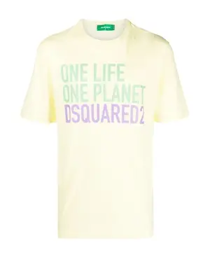 Dsquared2 Logo-print Round-neck T-shirt - White