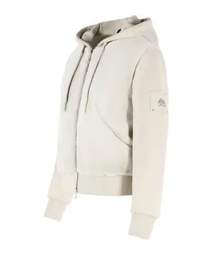 Moose Knuckles Rosylyn Zip-up Hoodie - Alabaster Color