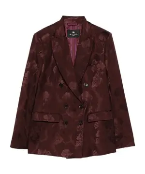 Etro Double-breasted Jacket - Brown