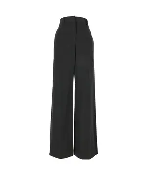 Brunello Cucinelli Wide Leg Pants - Charcoal-grey