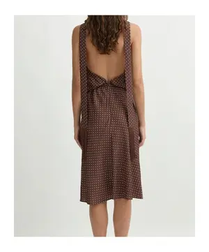 Posse Phoebe Polka-dot Pattern Midi Dress