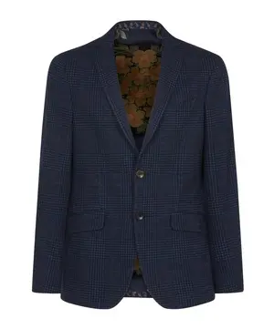Etro Single Breasted Jacket - Blue