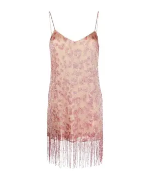 BLUGIRL Rhinestone-embellished Slip Dress - Pink