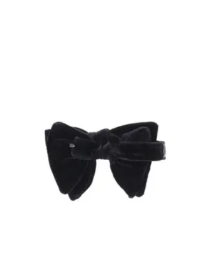 TOM FORD Velvet Bow Tie - Black
