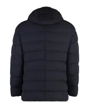 MOORER Double-breasted Down Jacket With Detachable Hood