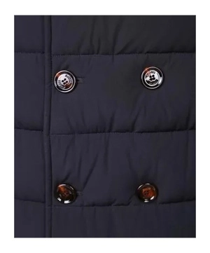 MOORER Double-breasted Down Jacket With Detachable Hood