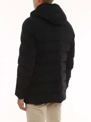 MOORER Double-breasted Down Jacket With Detachable Hood