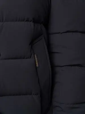 MOORER Double-breasted Down Jacket With Detachable Hood