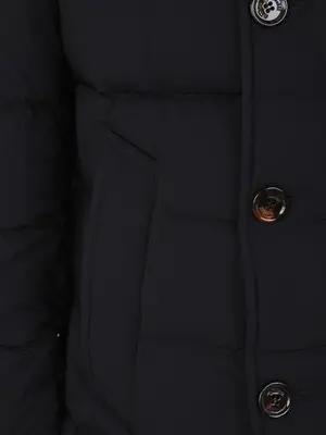 MOORER Double-breasted Down Jacket With Detachable Hood