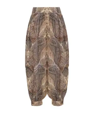 Zimmermann Hypnotic Harem Pants - Brown