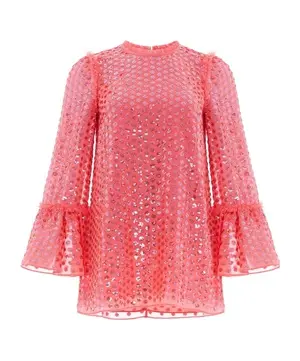 NEEDLE  THREAD Needle & Thread "raindrop Gloss Tunic