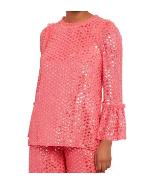 NEEDLE  THREAD Needle & Thread "raindrop Gloss Tunic