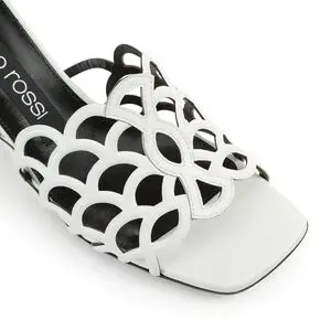 SERGIO ROSSI Square-headed High-heeled Sandals