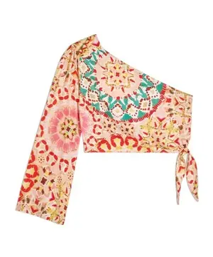 Ba&sh Lucia Asymmetric Top - Rose