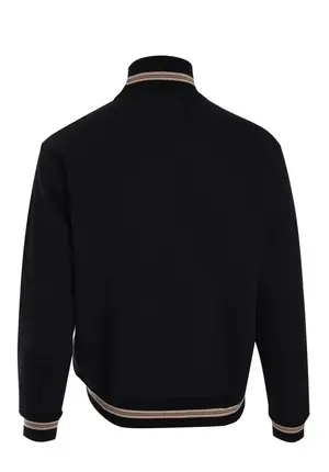 N.21 Zip-up Sweatshirt With Logo
