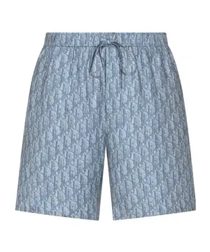 Dior Oblique Shorts - Blue