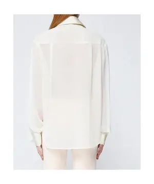 Simkhai Vinka Pleated-front Blouse