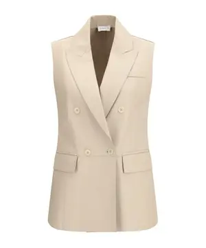 P.a.r.o.s.h Leather Sleeveless Gilet