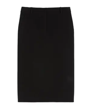 Max Mara Slit Skirt - Black