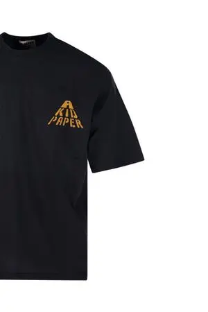 A PAPER KID Logo Cotton T-shirt