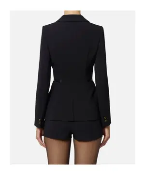 Elisabetta Franchi Double Breasted Tailored Blazer