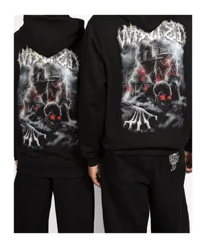 WASTED PARIS Long-sleeved Zip-up Hoodie With Pockets