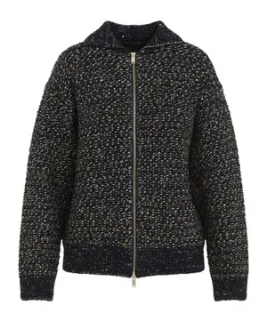 Fabiana Filippi Long-sleeved Casual Jacket - Blu