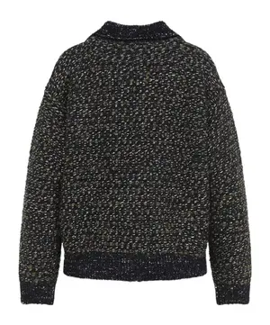 Fabiana Filippi Textured Zip-up Long Sleeve Jacket