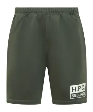 Heron Preston Security Cotton Track Shorts - Black