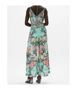 Camilla Pleated Wide-leg Pants