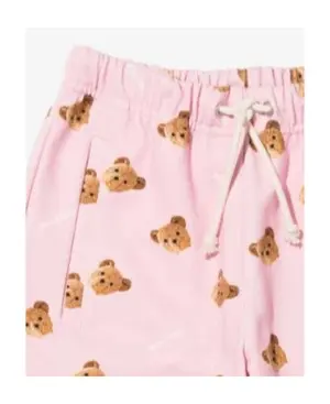 Palm Angels All-over Teddy Bear Print Trousers