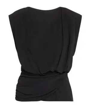 Simkhai Daton Draped Top - Black