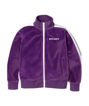 Palm Angels Side-stripe Track Jacket - Purple