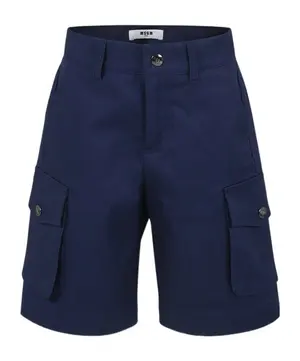 MSGM Cargo-pocket Bermuda Shorts - Black
