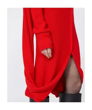 Sportmax Cut-out Long-sleeve Maxi Dress