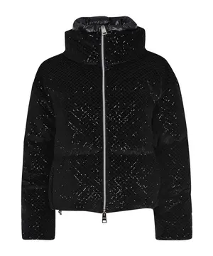 Herno Zip-up Quilted Jacket - Black