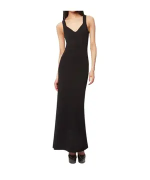 Nina Ricci Corset-style Maxi Dress - Black