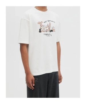 DOMREBEL Forget T-shirt - Ivory