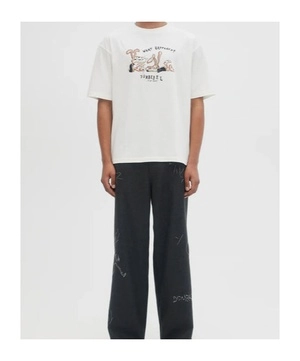 DOMREBEL Forget T-shirt - Ivory