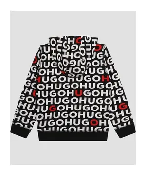 Hugo Boss Logo-print Zip-up Sweatshirt