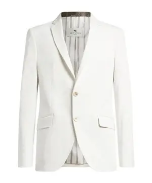 Etro Roma Single-breasted Blazer - White