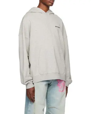 Palm Angels Logo Embroidered Hoodie