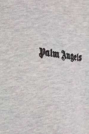Palm Angels Logo Embroidered Hoodie