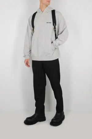 Palm Angels Logo Embroidered Hoodie